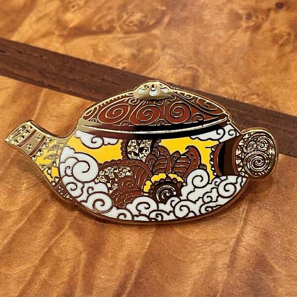 Celestial Teapot and Teacup Enamel Pins - Etsy