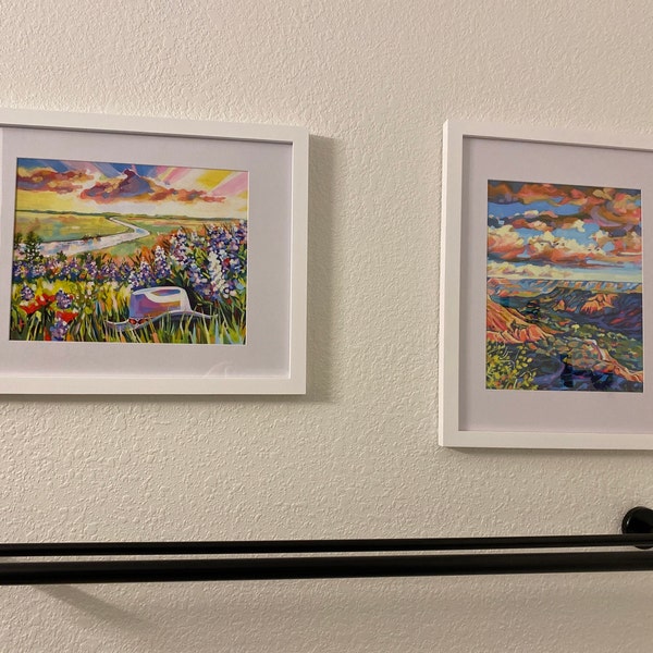 San Antonio, Texas Wall Art of Riverwalk, Unframed Print by Maria ...