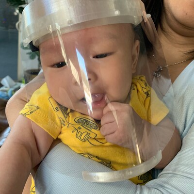 Extended Face Shield for Eye Loupes Anti Glare Shield PPE Light Weight ...