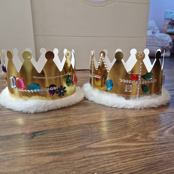 Kings Crown Party Hat Template, SVG, DXF, Ms Word Docx, Png, Psd, 8.5 ...