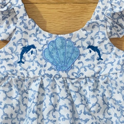 Sea Shell Applique Design / Seasheall Applique / Seashell Embroidery ...