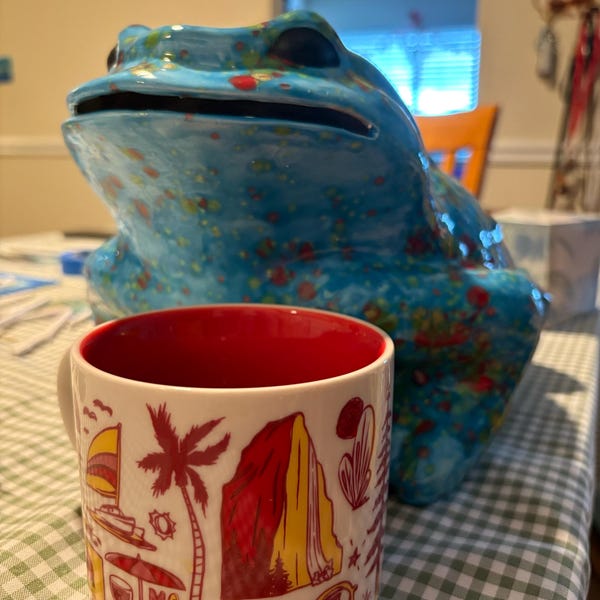 CUSTOM Painted Ceramic Arnel Toad Toilet Paper Holder LARGE - Etsy