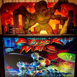 Arcade 1up Attack From Mars Topper - Etsy
