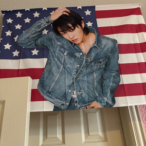 SEVENTEEN Minghao The8 America Flag, SVT Minghao Kpop Flag, Seventeen ...