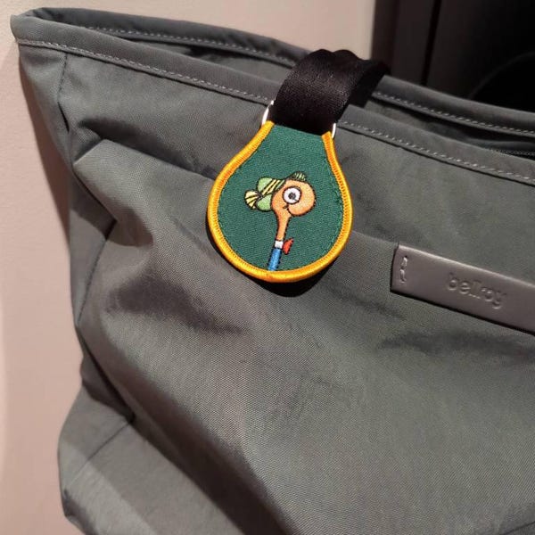 3P4 X Richard Scarry® - Lowly Worm Patch Keychain - Etsy