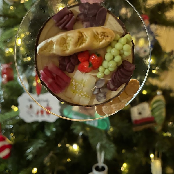 Faux Fake Food Christmas Ornaments, Charcuterie Ornament, Food Ornament ...