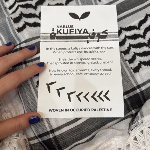 Original Kufiya From Palestine Colored Kuffeyeh, Kufiya, Hatta Handmade ...