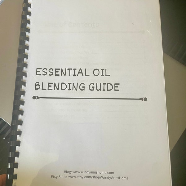 List of Essential Oil Notes for Blending- Blending Worksheets - Digital ...