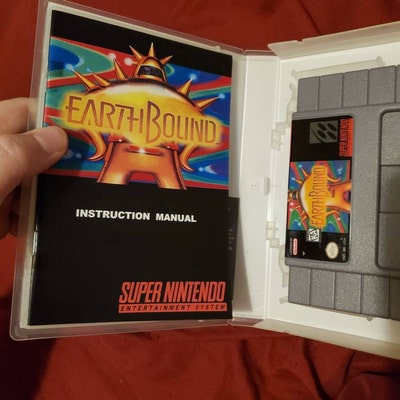 Earthbound SNES Box Manual & Tray NO GAME Included Earthbound Strategy ...