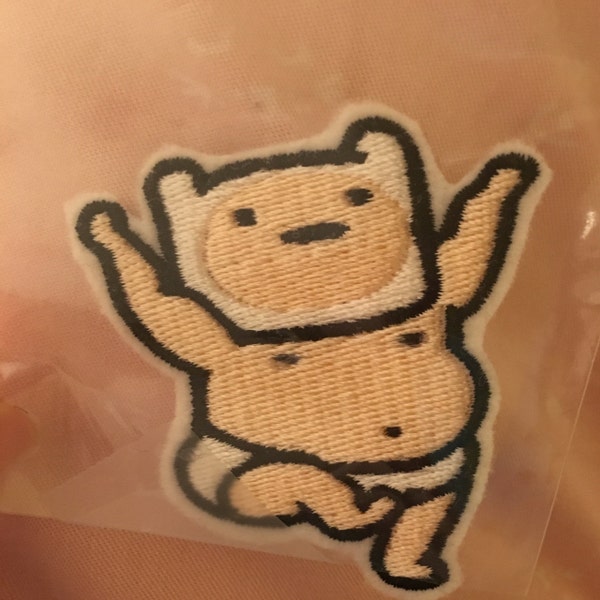 Buff Baby Finn - Iron on Adventure Time Patch - Etsy UK