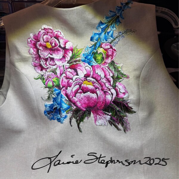 KIT219 Advanced Embroidery Kit, Lotus Pond and Carp Fishes Design by ...