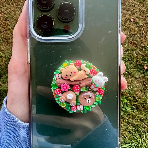 Silver Cell Phone Lanyard With Charm Dangle - Etsy