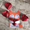 Woodland Fox Classroom Candy Holder Valentines Cute Animals Hug ...