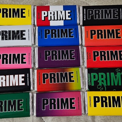 18 Prime Inspired It's Christmas Prime Chocolate Bar Wrappers Joke ...
