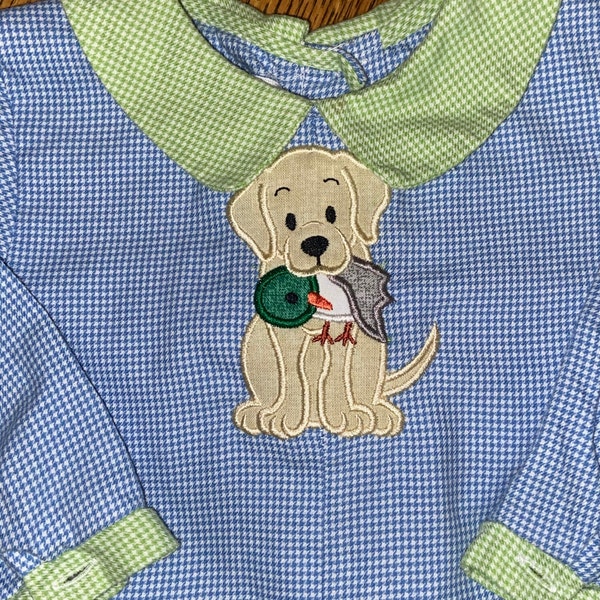 Labrador Dog With Duck Applique Design ~ Duck Dog Applique Design ...