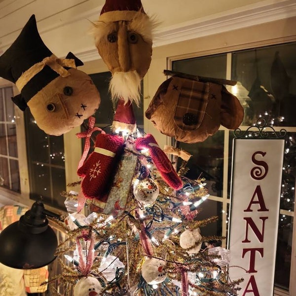 PDF Sewing Pattern - Primitive Uncle Sam - 4th of July Decor ...