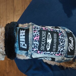 Small Punk Rock Dog Jacket/battle Vest Feat. Skinny Puppy and Ministry ...