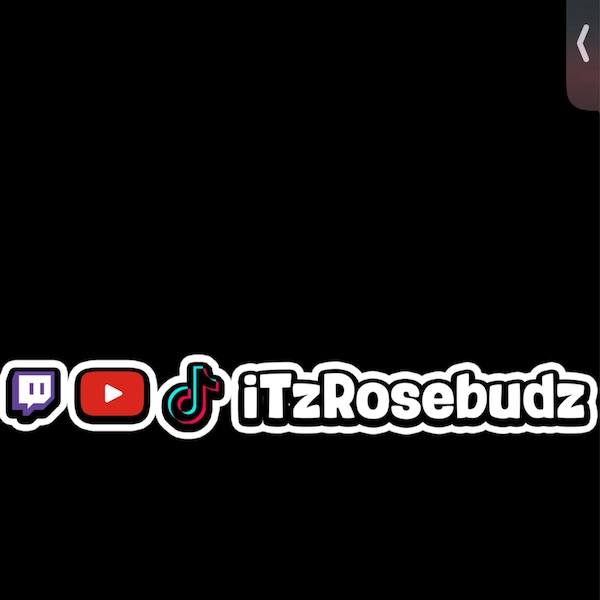 Custom Animated Name Overlay | OBS, Streamlabs, Twitch, Youtube, Tiktok ...