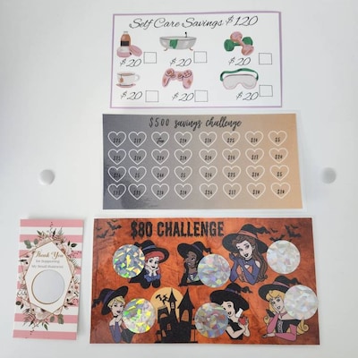 KITTY hello Kitty Savings Challenge Laminated Savings Challenge ...