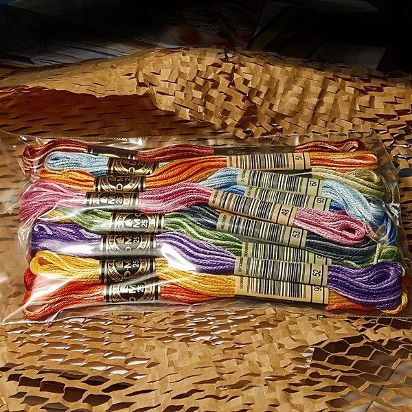 DMC 4522 Coloris Variegated Embroidery Floss Canadian Night - Etsy