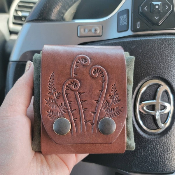 The Buzzkill Leather Fly Swatter, Unique Tooled Fly Insect Design on ...