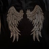 Rhinestone Angel Wings Women's Tops Shirts Bling Cute T-shirt New Trend ...