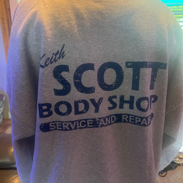 Keith Scott Body Shop Tv Show Pullover - One Tree Hill - Hoodie - Etsy