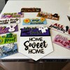Welcome Sign With Interchangeable Inserts Front Door Decor - Etsy