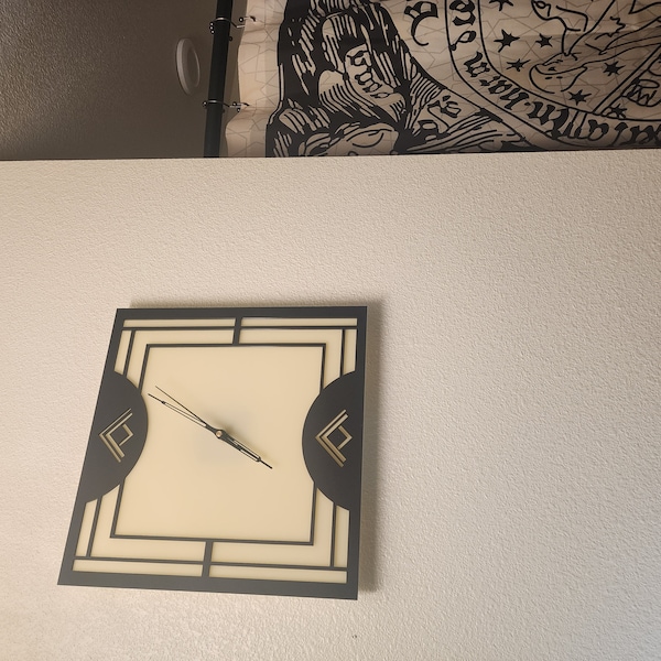 1950's 60's Style Atomic Era Sunburst Clock, Handmade, Mid-century ...