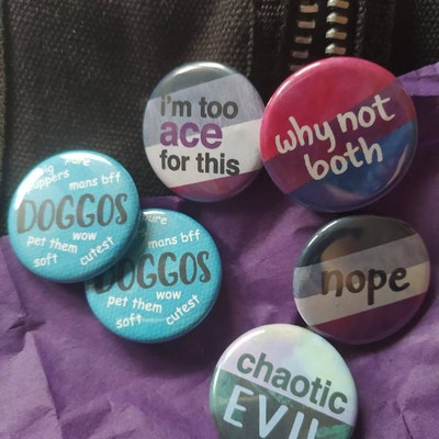Too Ace for This Ace Pride Button Pin - Etsy