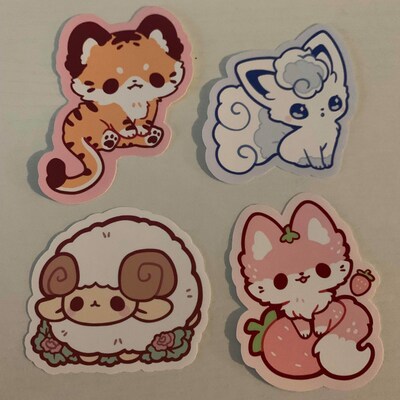 Kawaii Pumpkin Cow Matte Vinyl Sticker Stickers Fall Autumn - Etsy