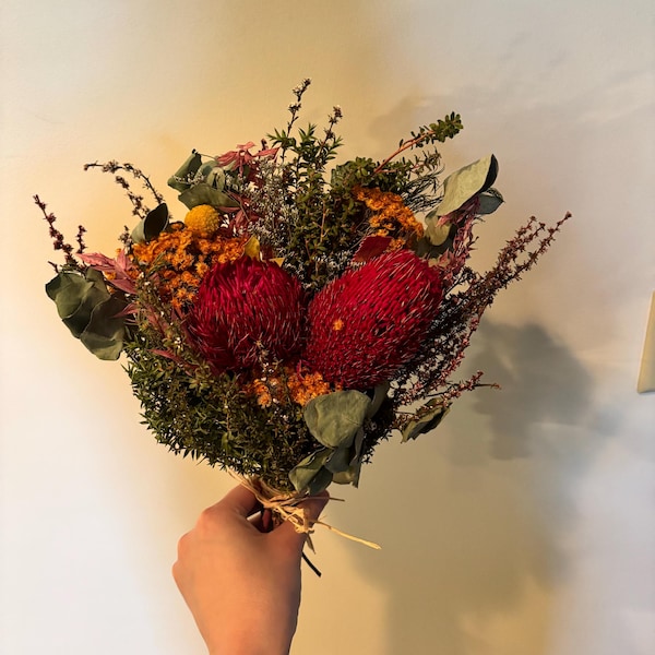 Australian Native Preserved Flower Centrepiece Wedding Table Floral ...