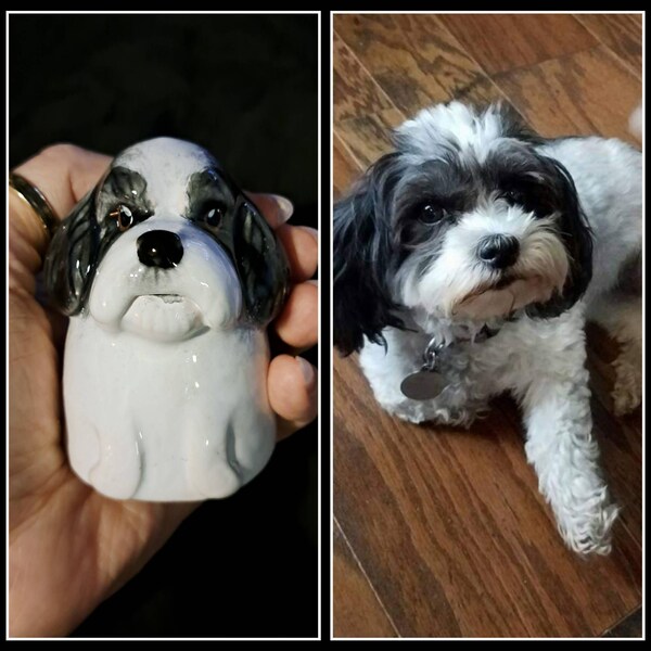 Custom Pet Portrait, Personalized Pets Painting, Ceramic Portrait From ...