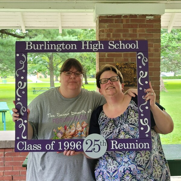 Reunion Photobooth Frame, High School Class Reunion Photo Booth, School ...