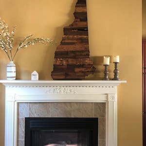 Rustic Wood State Cut Out, Large State Cutout, Wood State Outline ...