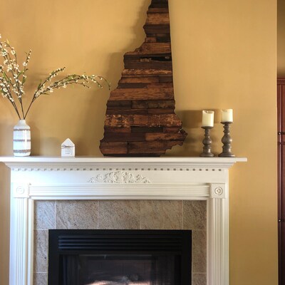 Rustic Wood State Cut Out, Large State Cutout, Wood State Outline ...