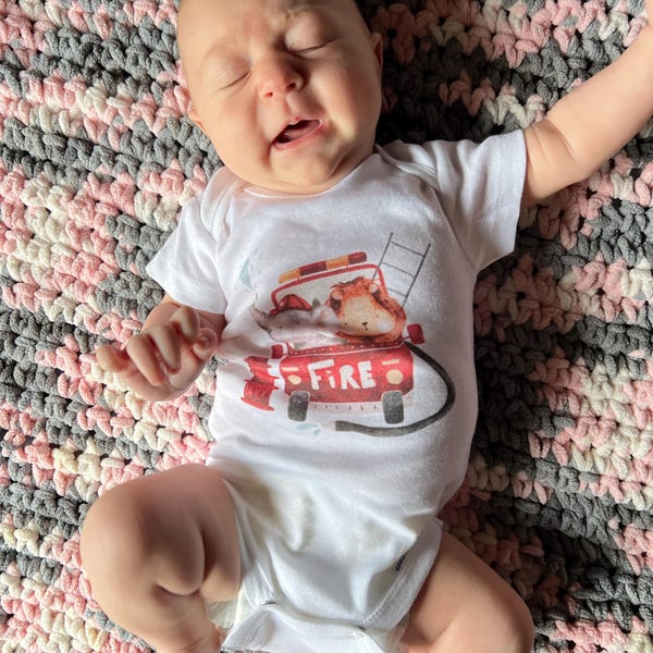Fishing Baby Onesies® Brand Crawl Walk Fish Baby Cute Little Fishing ...