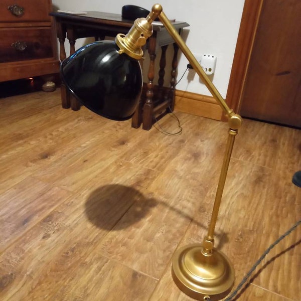 Vintage Industrial Desk Lamp - Victorian Table Lamp Task Light ...