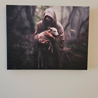 Poster the Good Shepherd With Lamb Dirty Jesus Rescuing the Lamb Wall ...