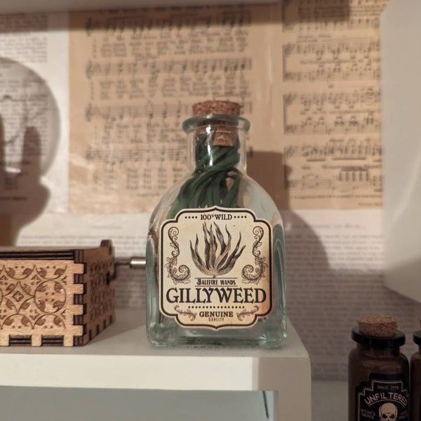 Digital Download | Gillyweed Potion Label | Download and Print - Etsy