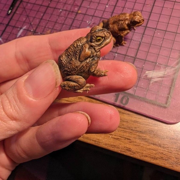 Giant Toad 3D Printed Resin Miniature | Tabletop Role Playing ...