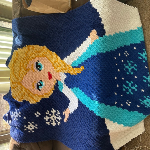 Elsa Graph + Written Instructions * C2C * Row by Row * Digital Pattern ...