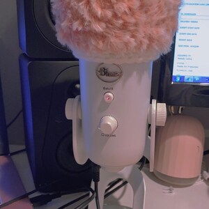 Crocheted Blue Yeti Mic Fuzzy Windscreen Pop Filter Custom - Etsy