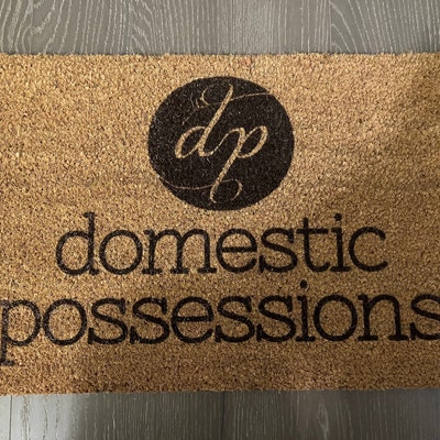 Your Logo Here Personalized Doormat Your Custom Design Door Mat Custom ...