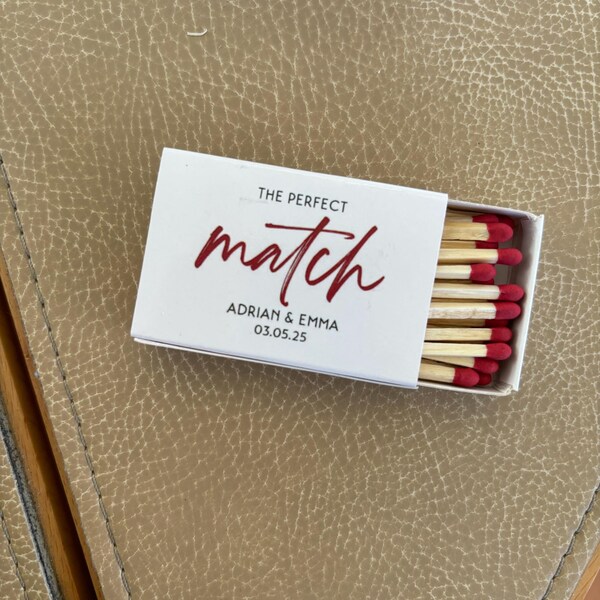 Set of Custom Matchboxes Logo * Personalized Matches * Wedding Matches ...