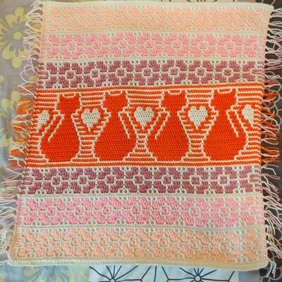 Meow Overlay Mosaic Crochet Pattern Only - Etsy