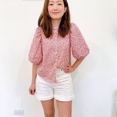 Anthea Blouse Dress PDF Sewing Pattern Sizes 00-22 - Etsy