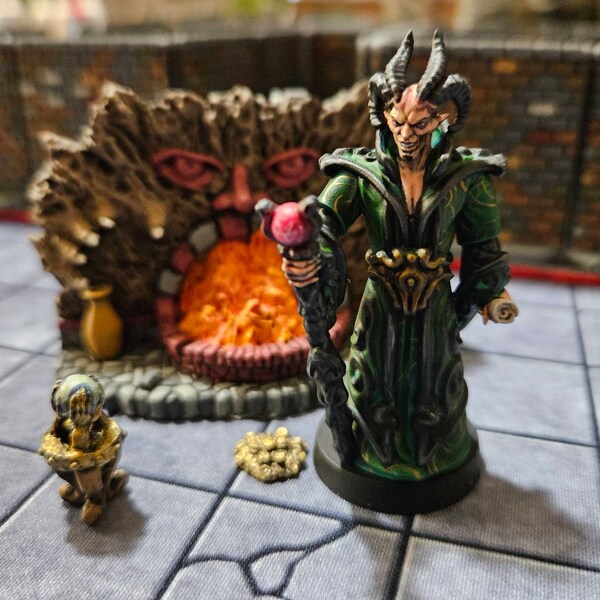 Asmodeus Miniature for Dungeons and Dragons - Etsy