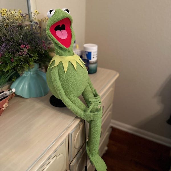Professional Kermit the Frog Puppet Replica - Etsy