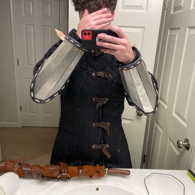 Steel Splint Vambraces varangian / Byzantine - Etsy